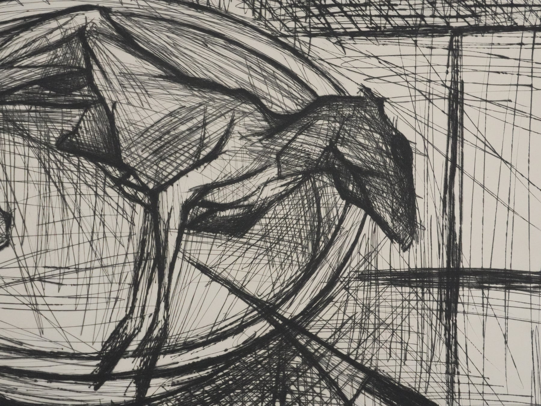 Bernard BUFFET : Le lapin écorché, 1955, Gravure originale – art.paris