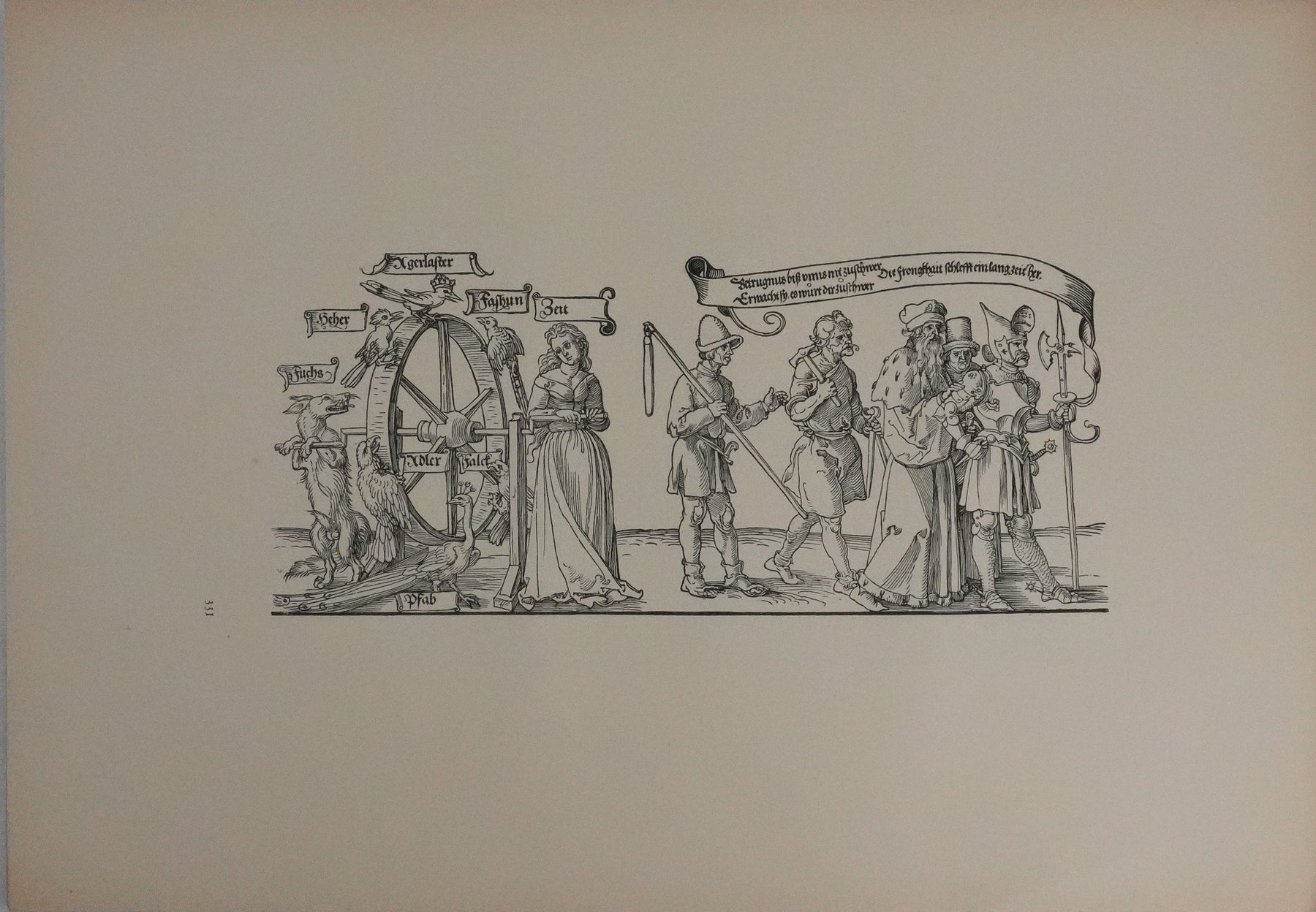 Albrecht DURER : La roue de la Fortune, Gravure – art.paris