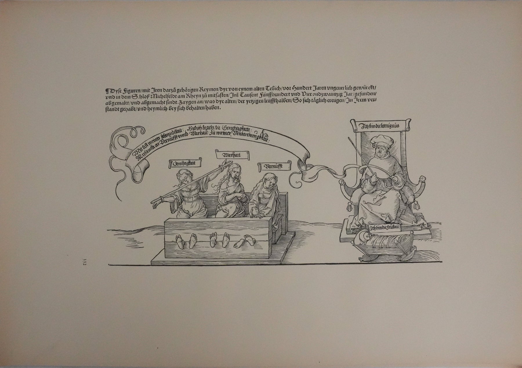 Albrecht DURER : La Justice, la Vérité et la Raison devant un juge, Gr ...