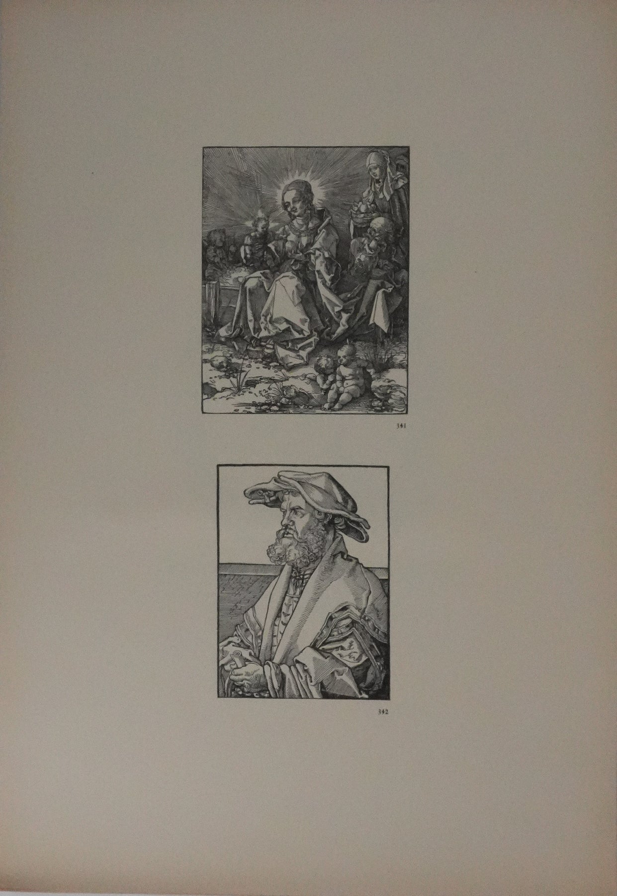 Albrecht DURER : La Vierge sur un banc d'herbe et Helius Eobanus Hessu ...