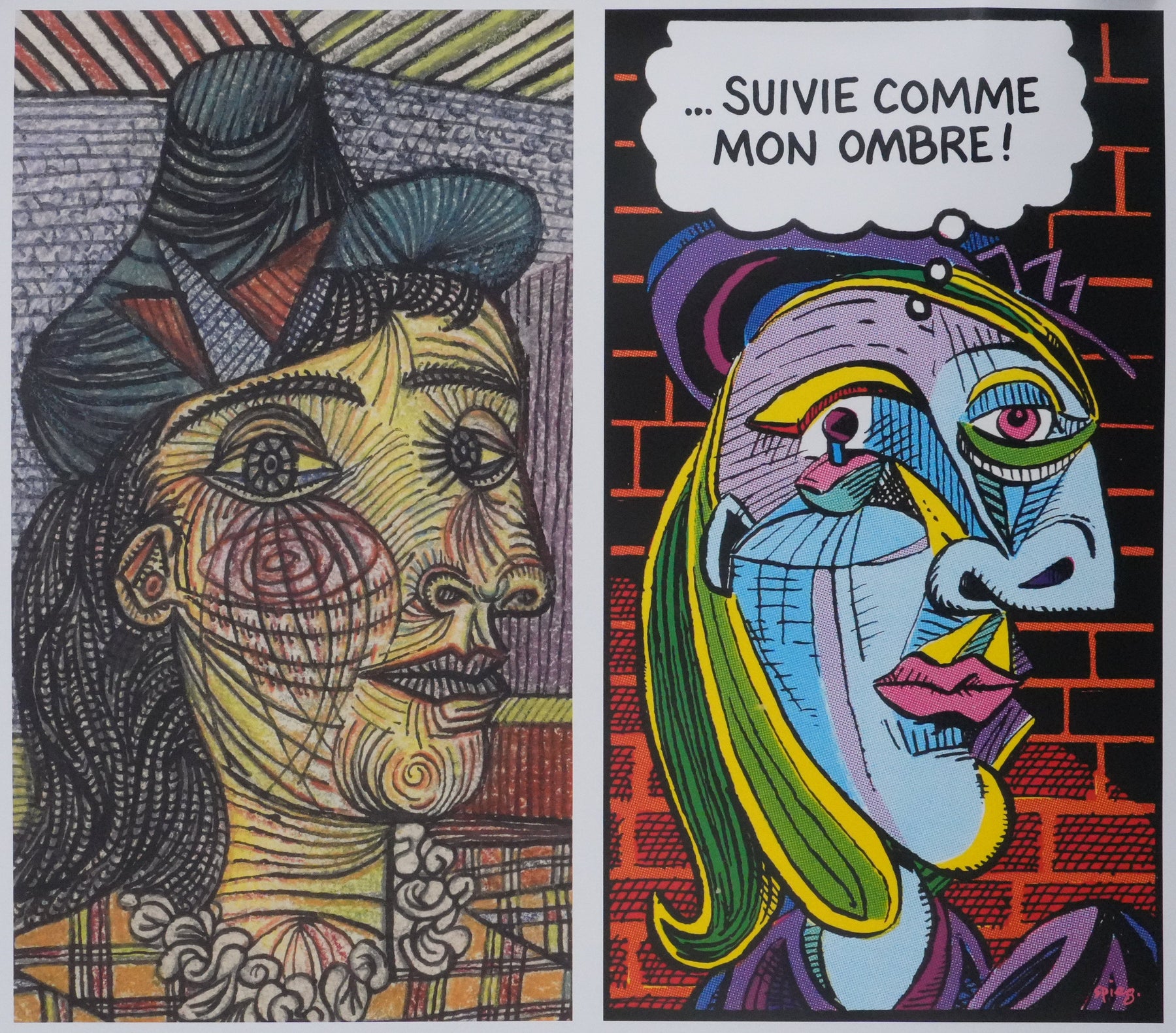 Pablo PICASSO : Femme se coiffant, Lithographie originale – art.paris