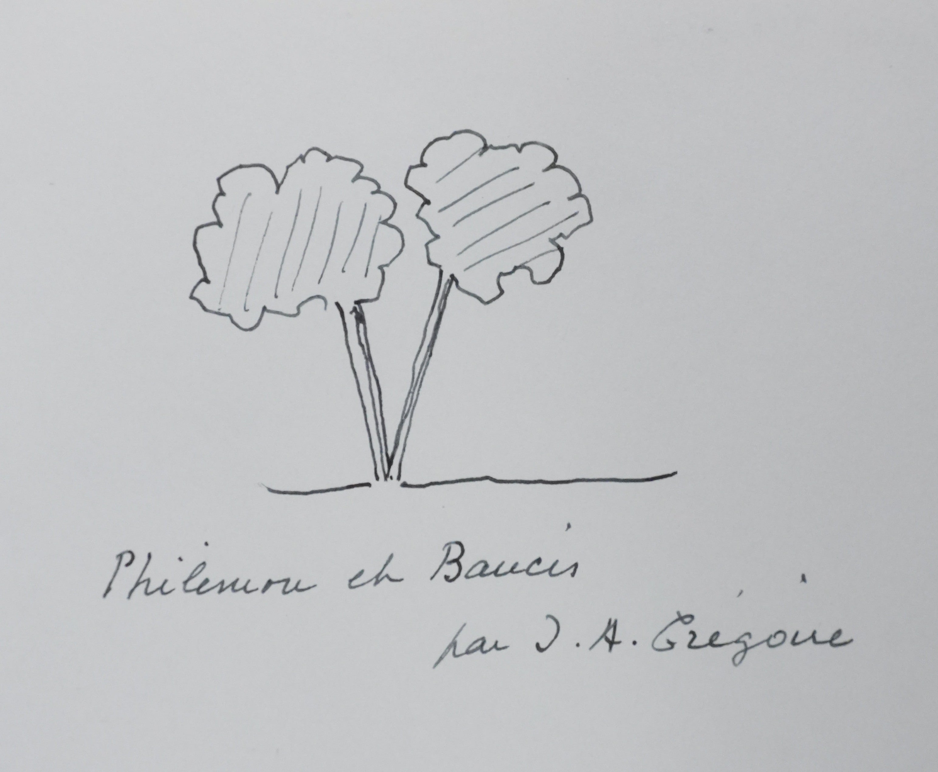 Autographe original de Jean Albert GREGOIRE – art.paris