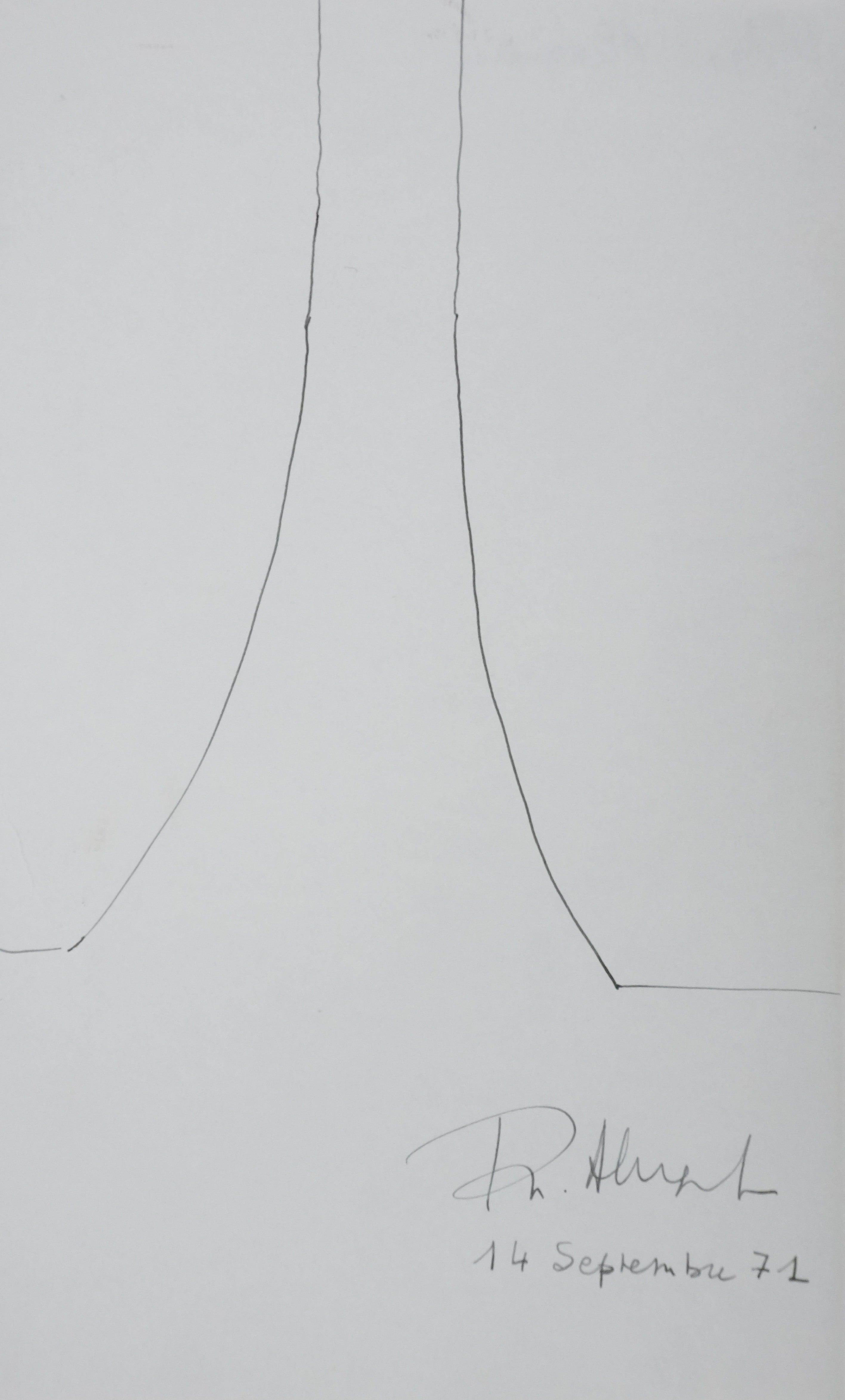 Autographe original de Philippe ALEXANDRE – art.paris