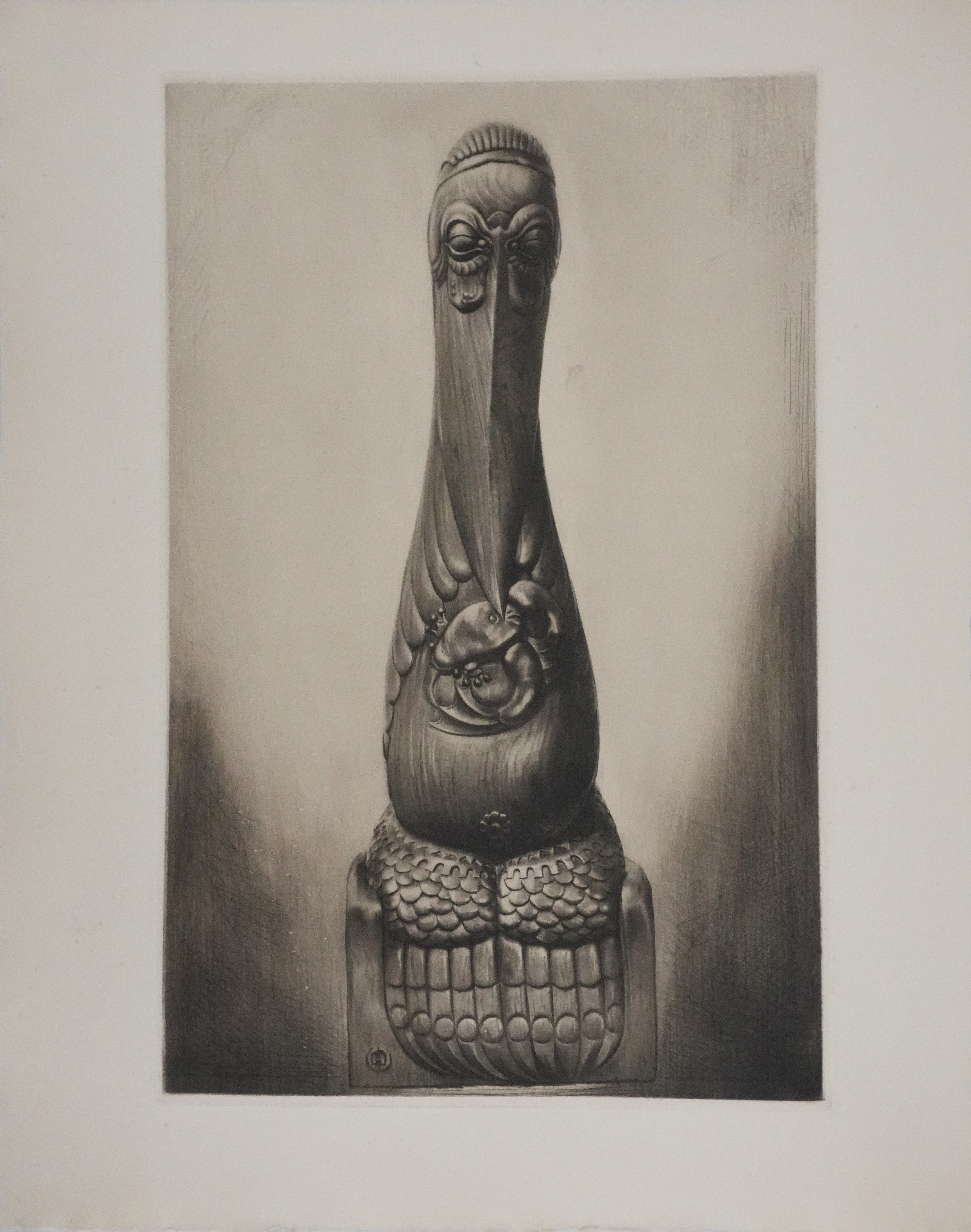 Henry CLEWS : La science, Gravure originale – art.paris