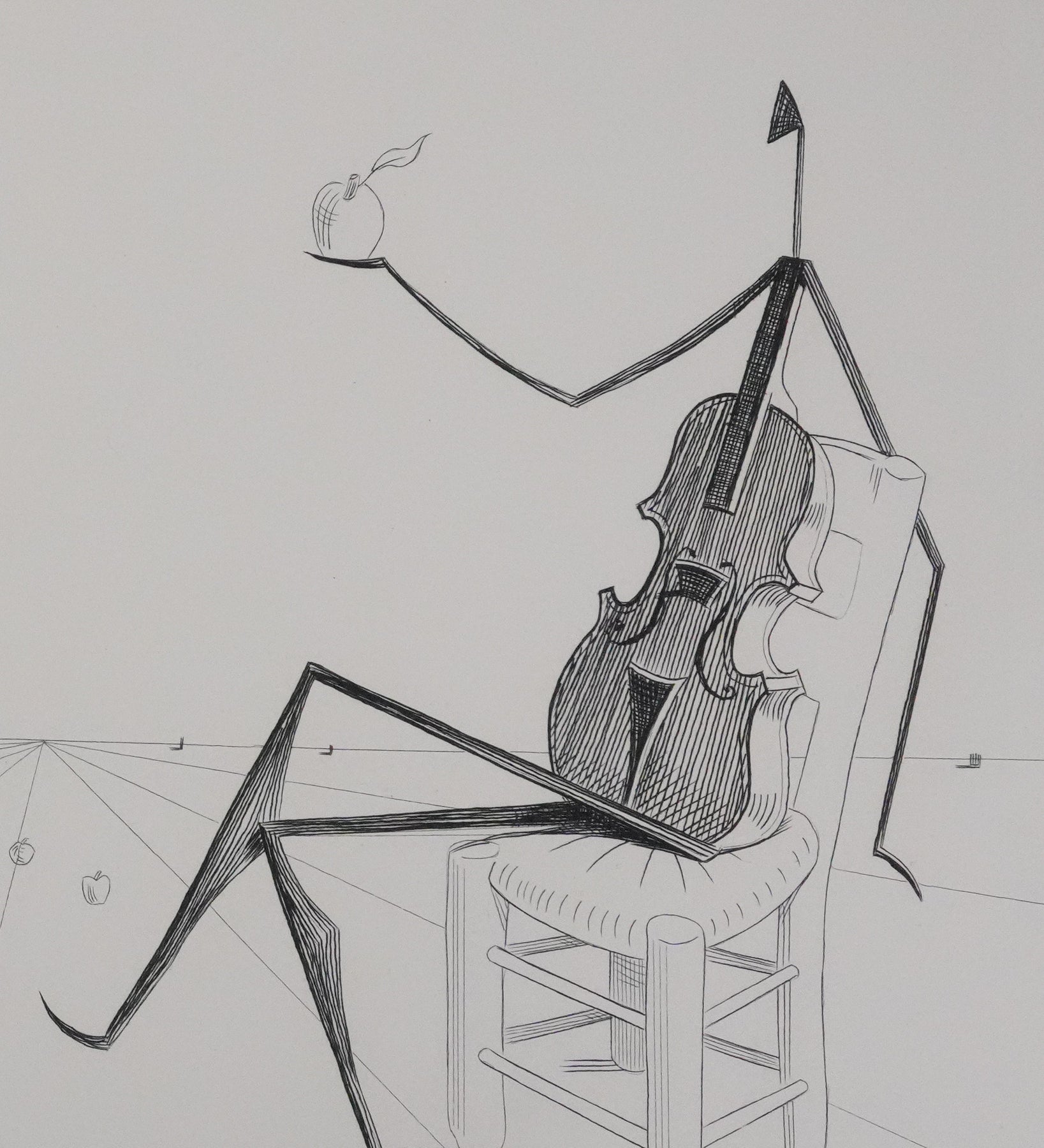 François HOUTIN : Le goût, Gravure originale – art.paris