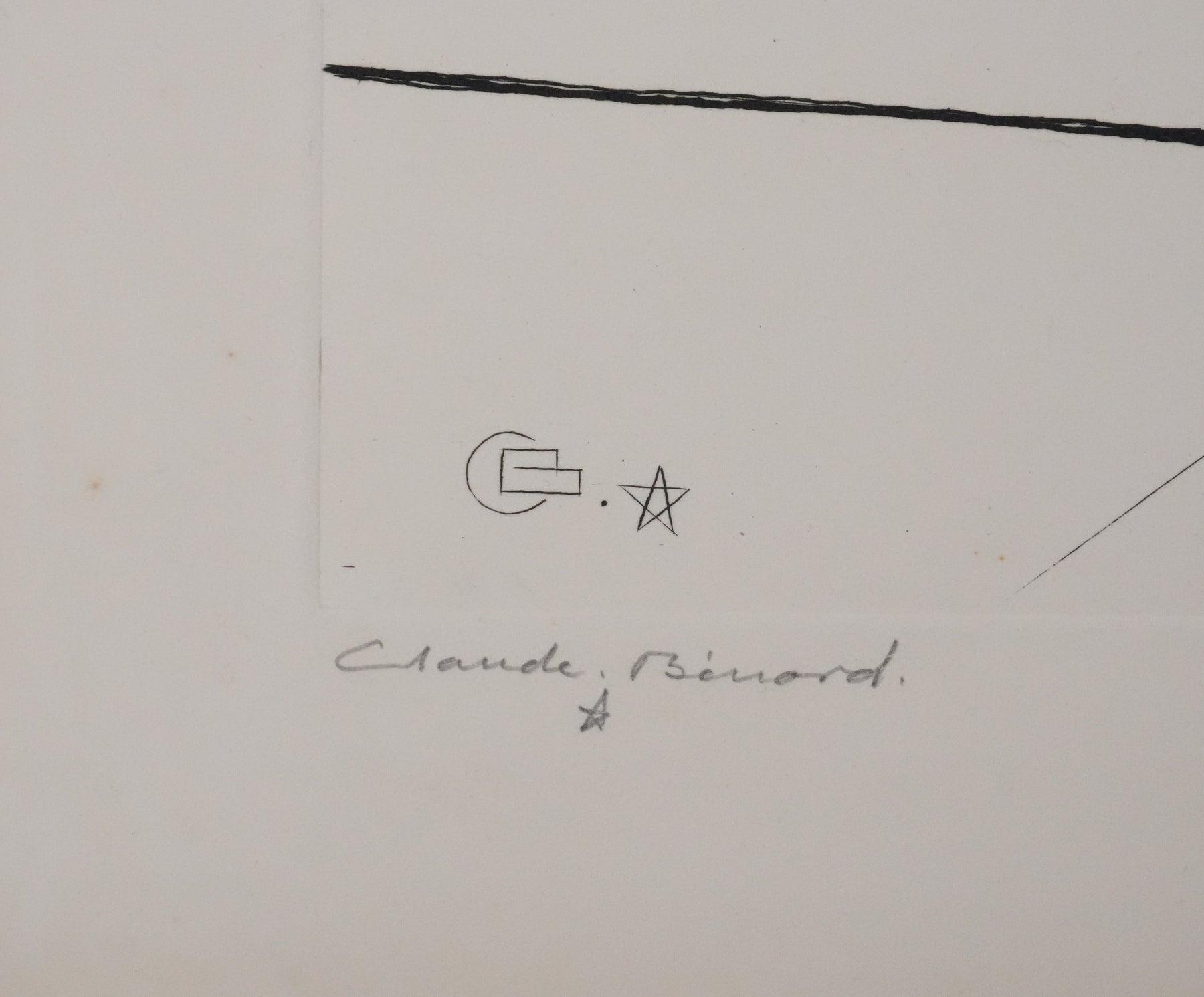 François HOUTIN : Le goût, Gravure originale – art.paris