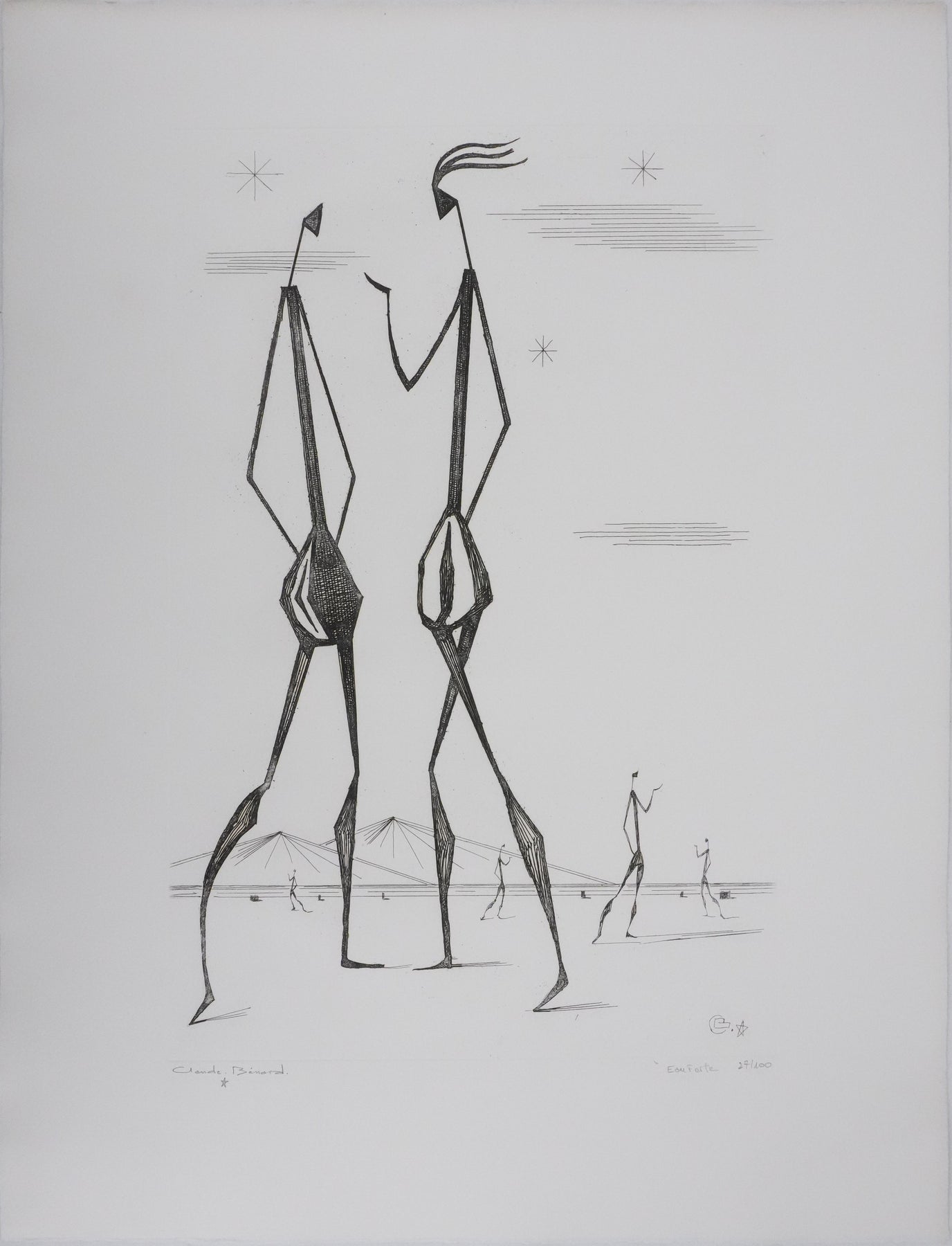 François HOUTIN : Le goût, Gravure originale – art.paris