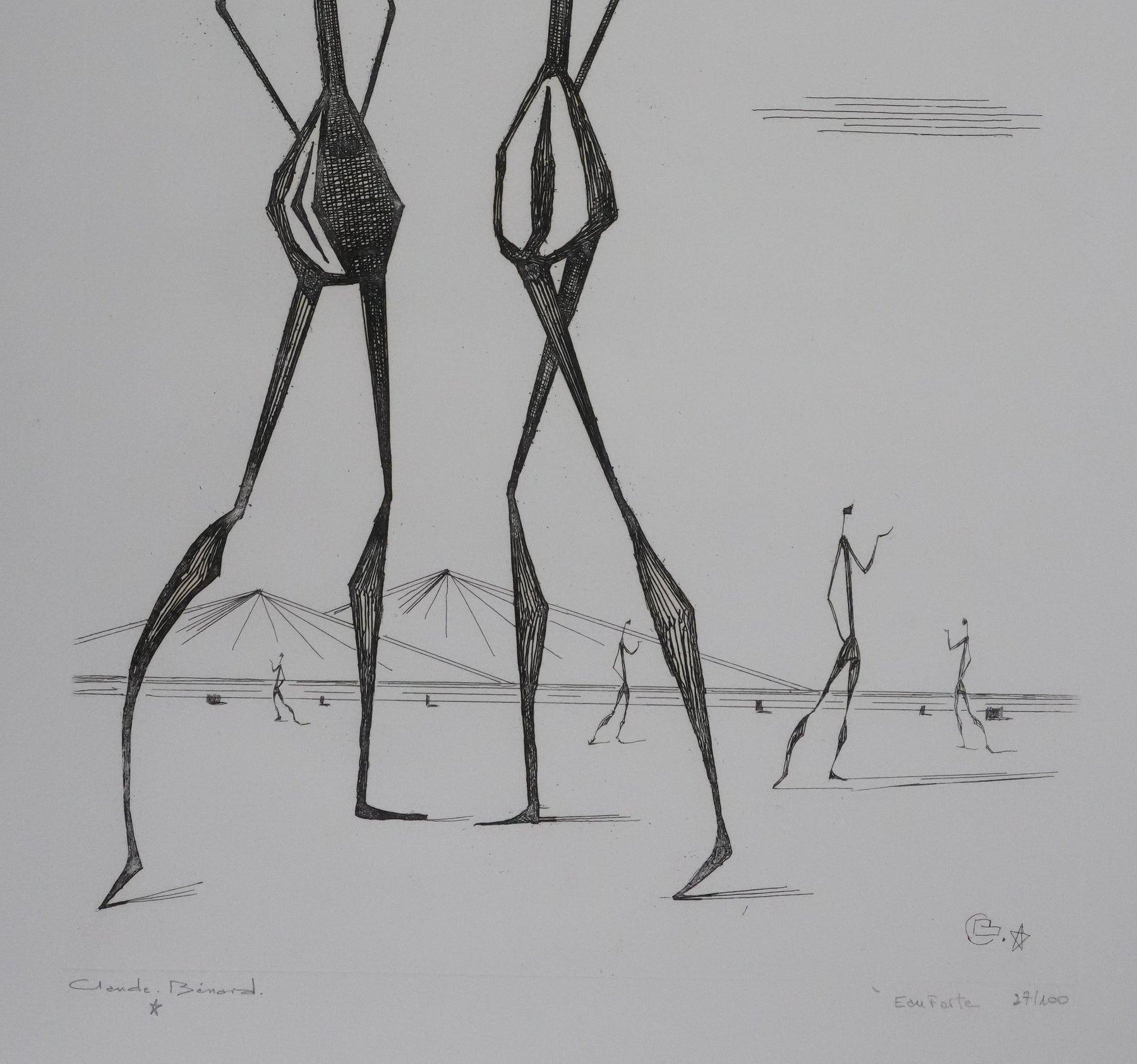 François HOUTIN : Le goût, Gravure originale – art.paris