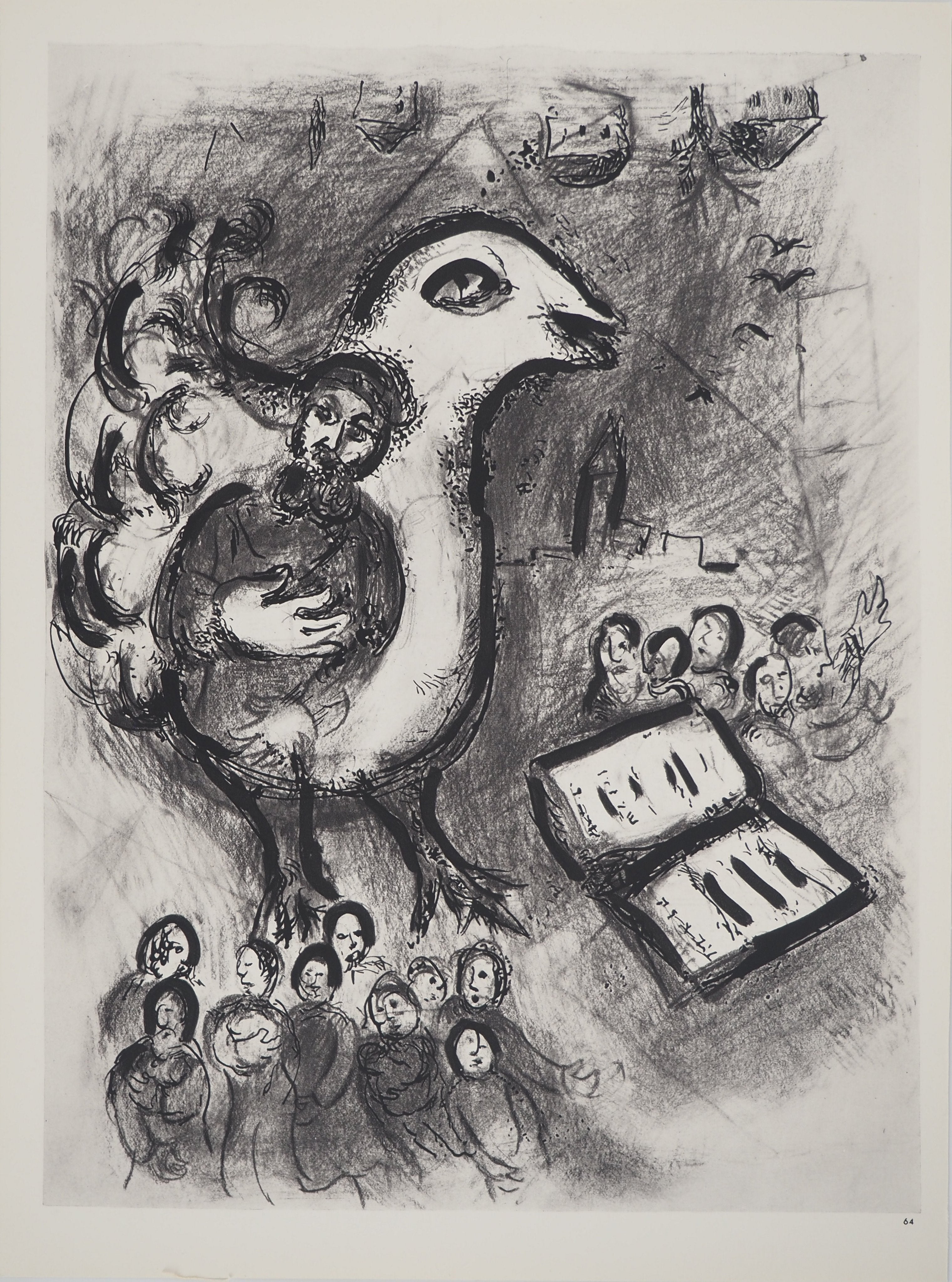 Marc CHAGALL: The Prophet's Discourse (Words of Ecclesiastes), Original ...