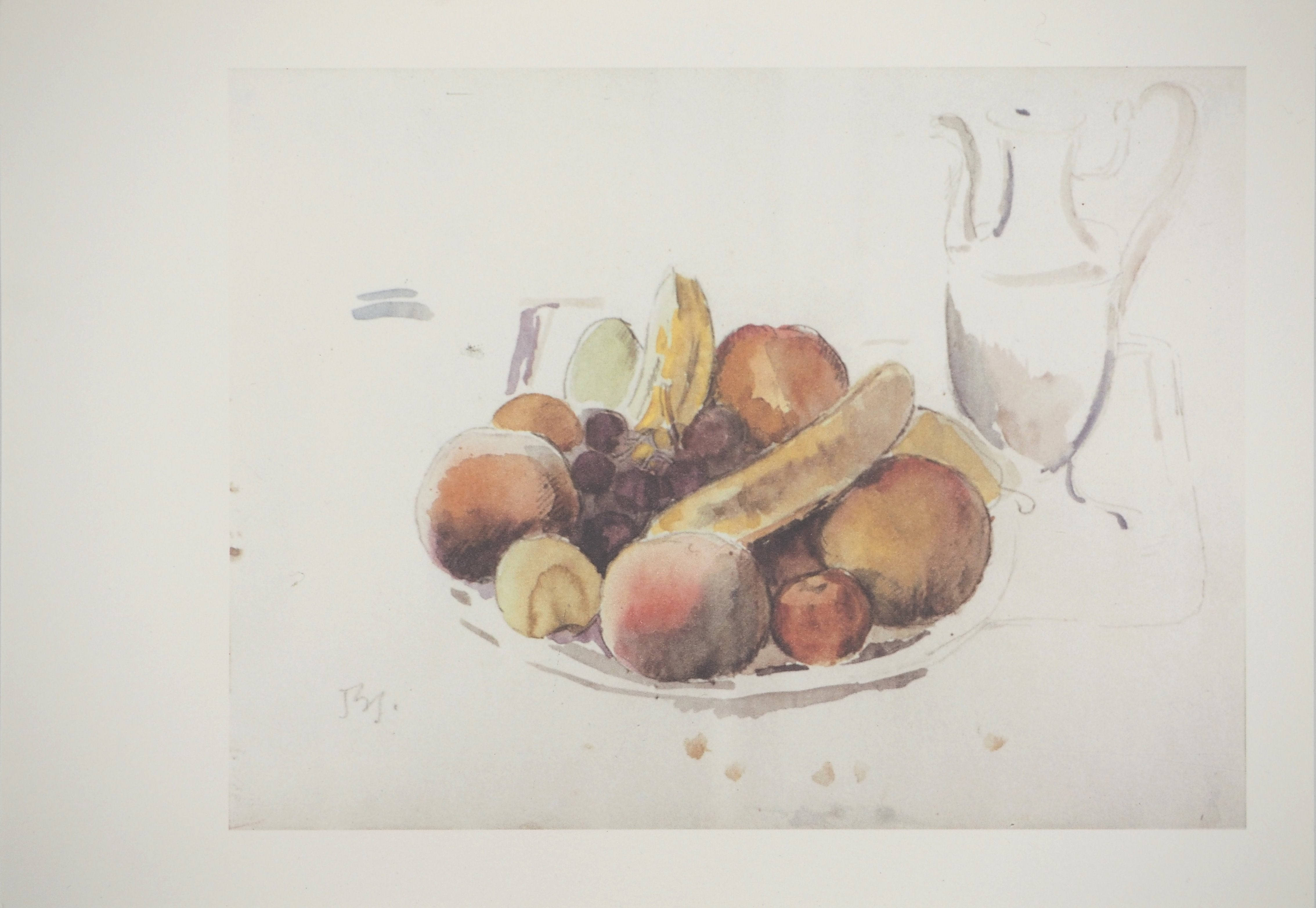 BALTHUS: Still life with fruit, Original heliogravure – art.paris