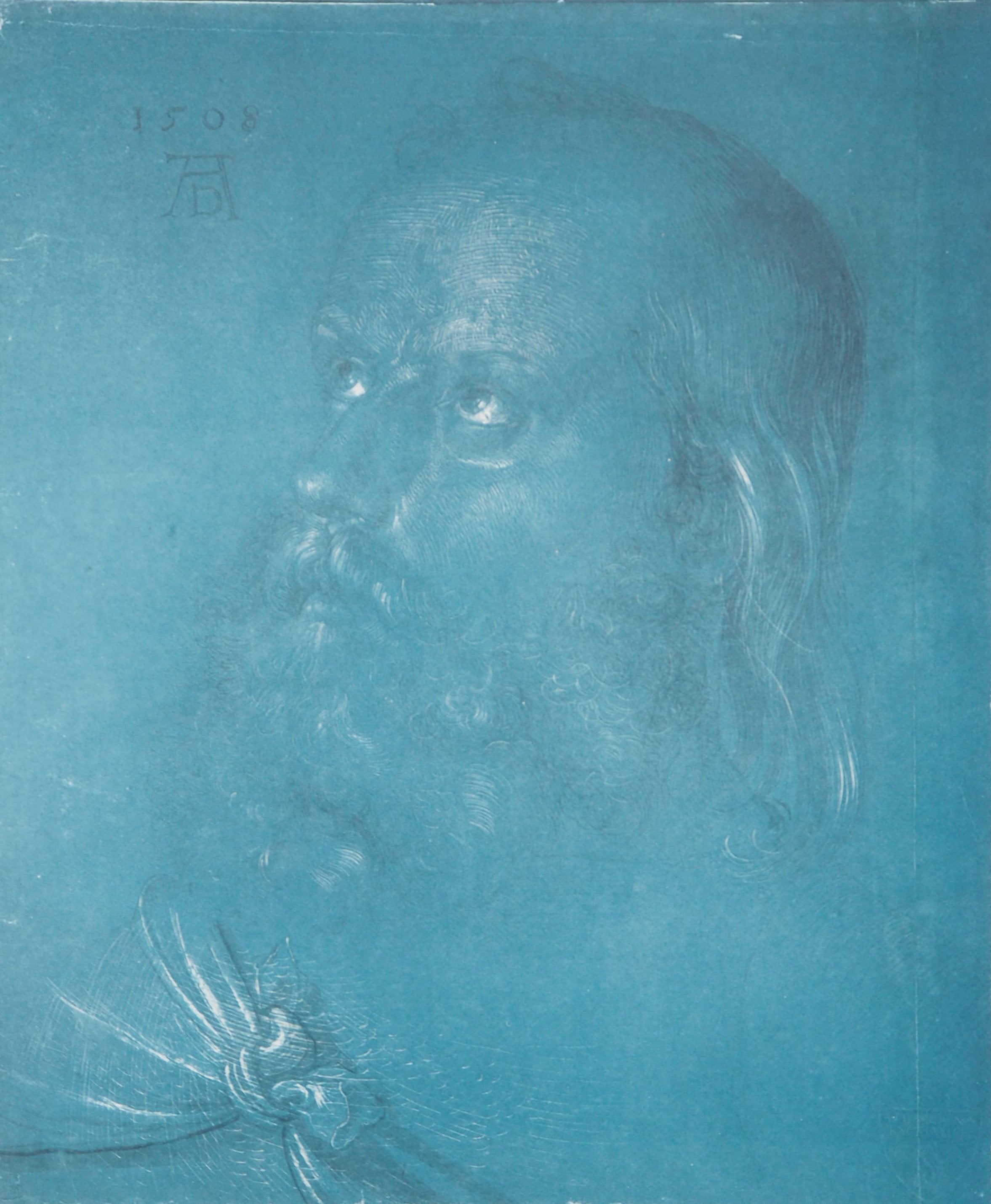 Albrecht DURER : Visage d'Apôtre, Lithographie signée – art.paris