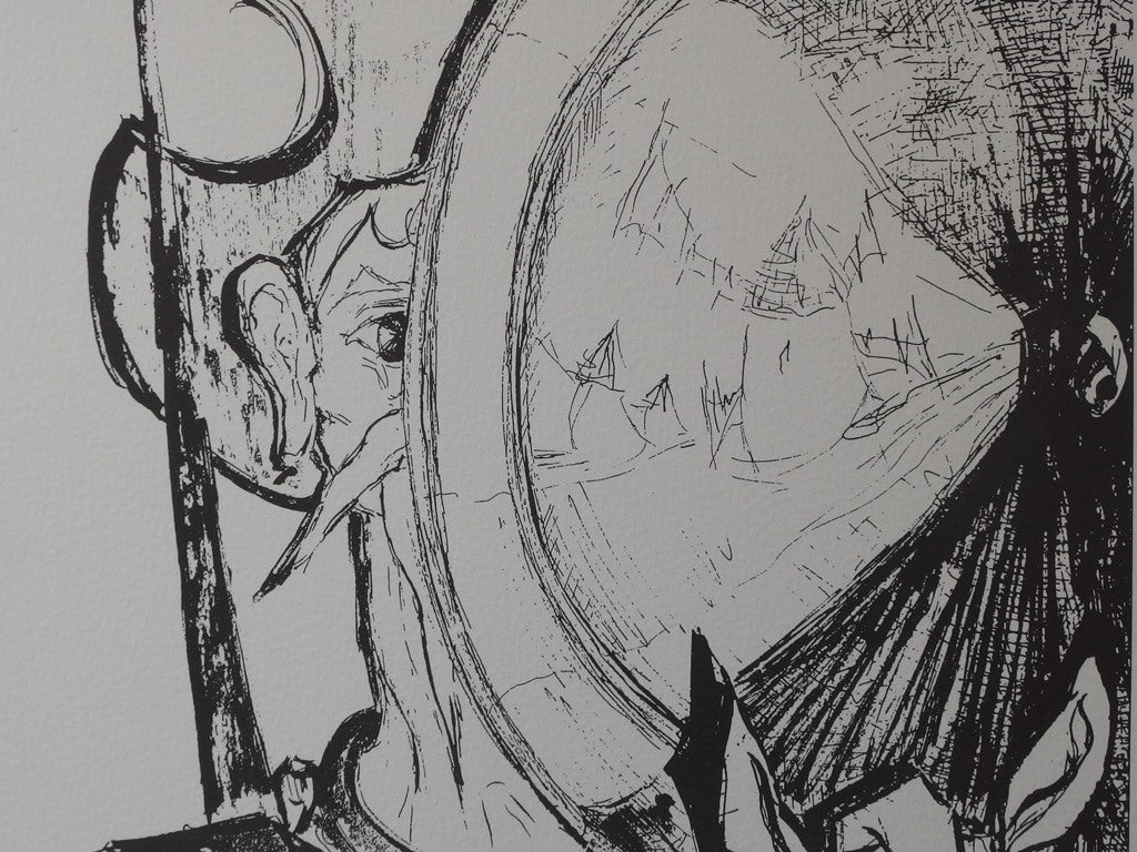 Micheyl MICK : Don Quichotte, Héliogravure originale – art.paris